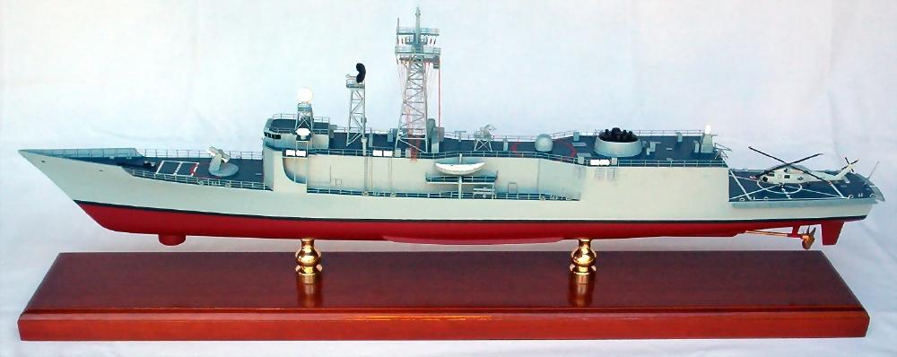 FFG Perry Class Frigate - Mahogany Ship Model