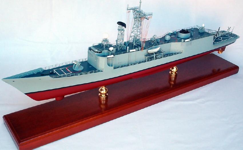 FFG Perry Class Frigate - Mahogany Ship Model