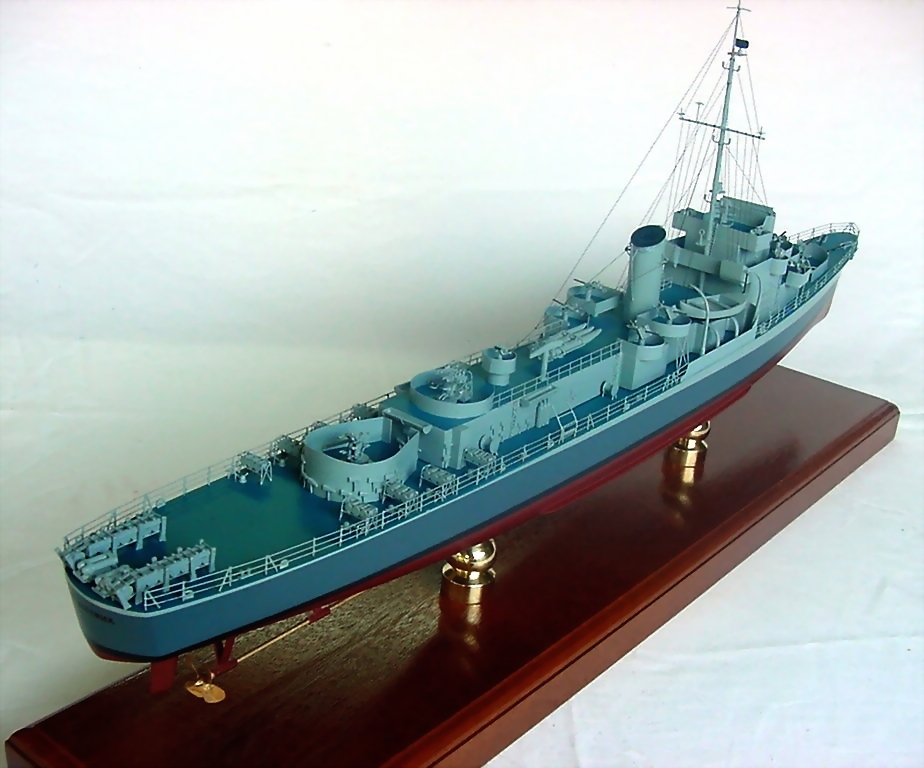 USS Bostwick Class DE-103 Destroyer Escort - Cannon Class - Mahogany ...