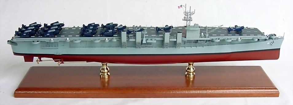 USS Cowpens CVL-25 Aircraft Carrier Model 1/350 - Custom Mahogany Ship ...