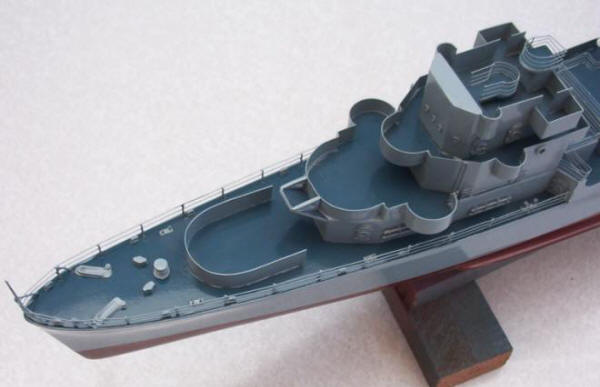Custom Ship Model construction in progress.