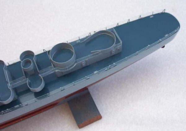 Custom Ship Model construction in progress.